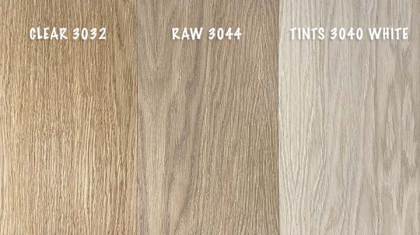 Polyx-Oil Raw 3044 vs Tints 3040 White - Osmo UK