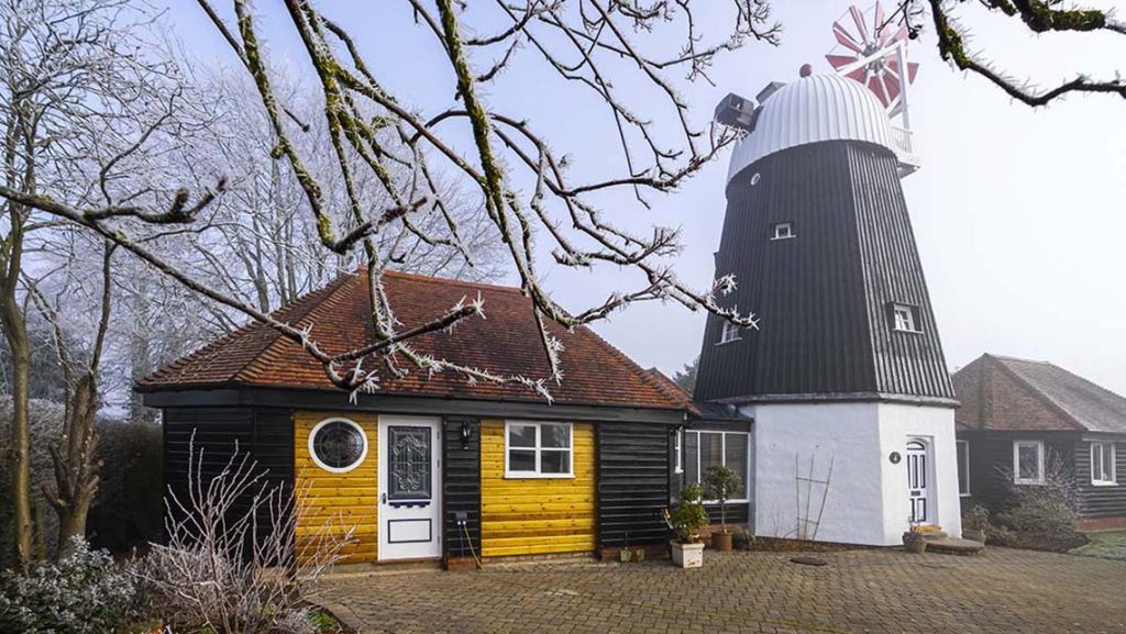 Smock Tower Mill Renovated with Country Colour - Osmo UK