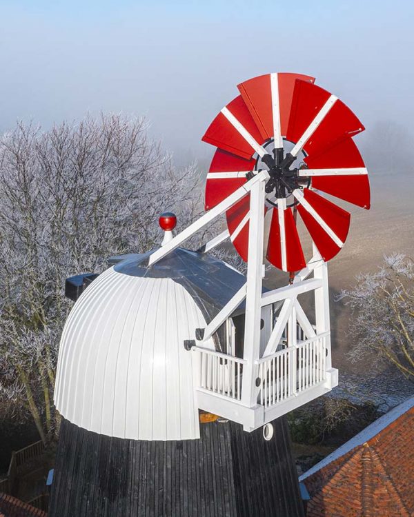 Smock Tower Mill Renovated with Country Colour - Osmo UK